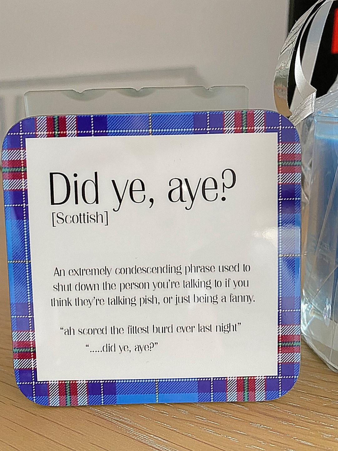 Scottish Insults Coaster - Etsy