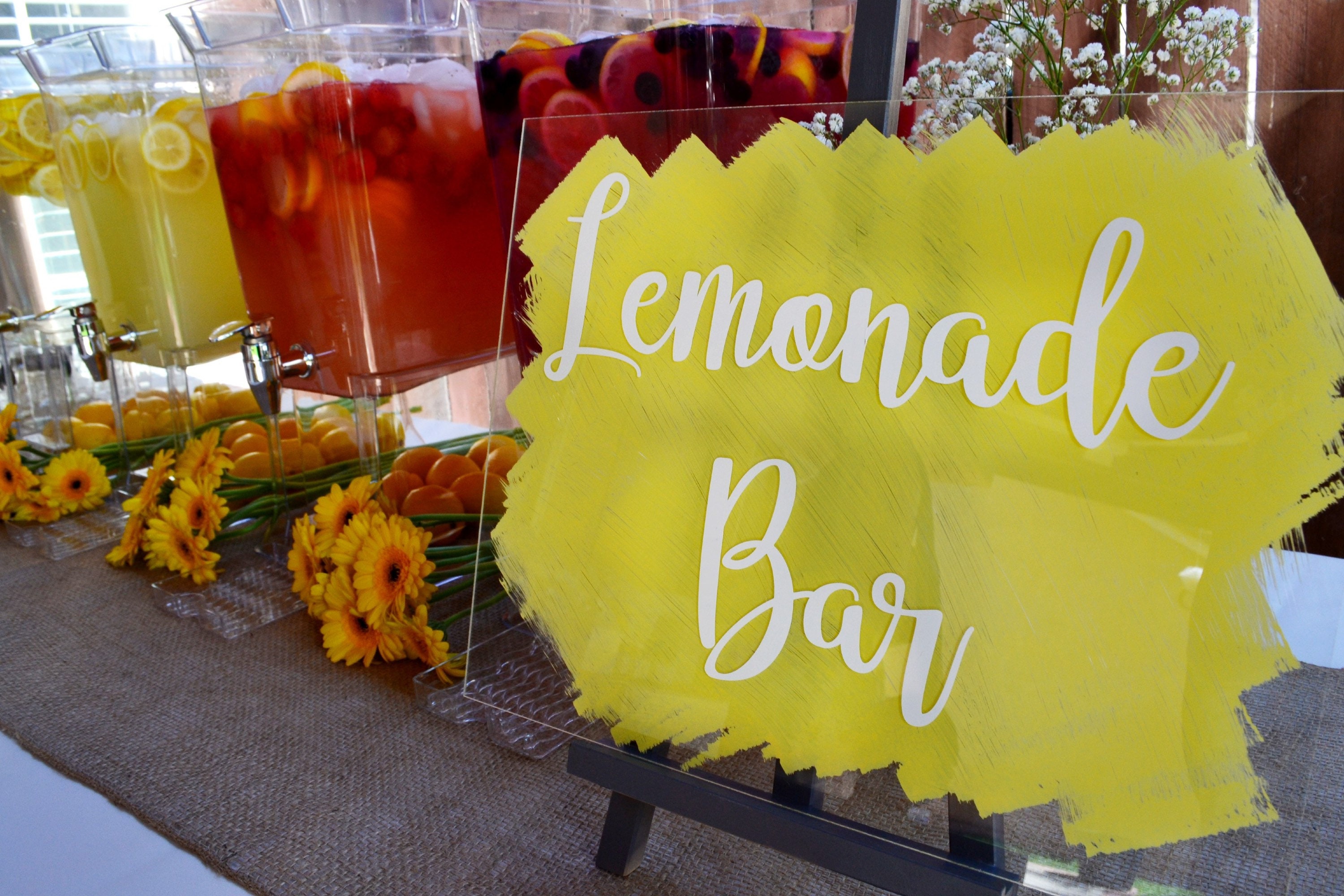 Lemonade Bar Sign - Etsy