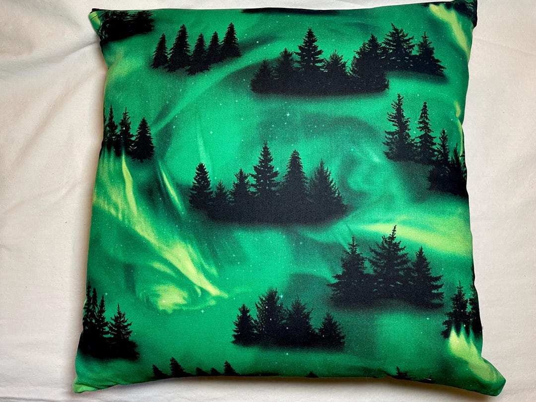 Northern Lights Decor Pillows 16x16in - Etsy