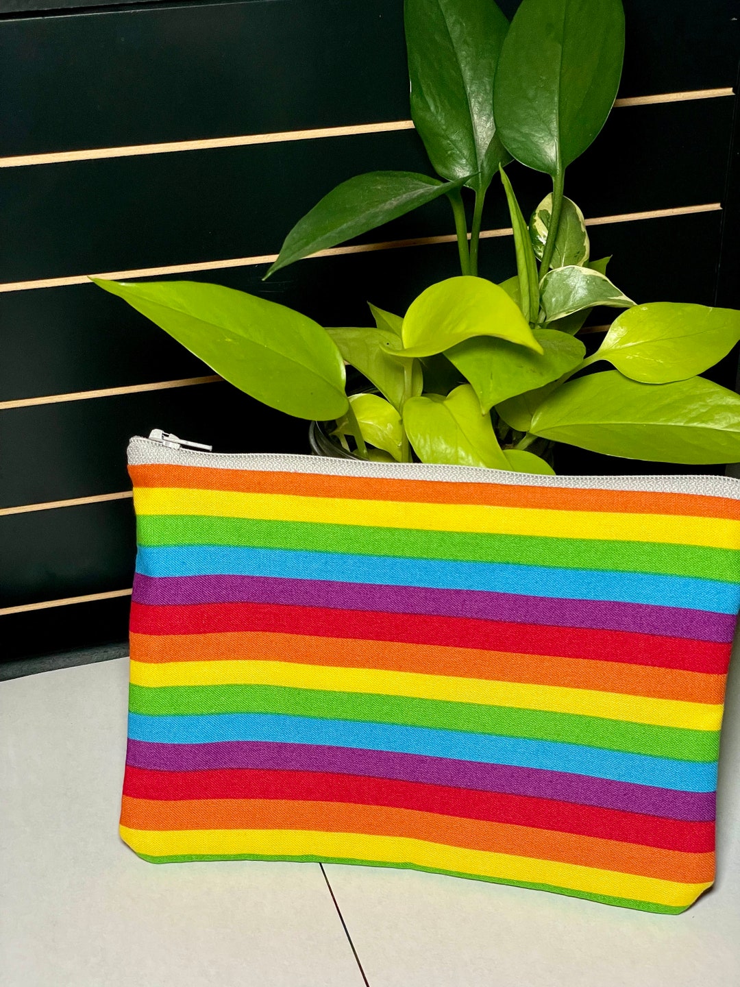 Rainbow Pouch With Zipper - Etsy