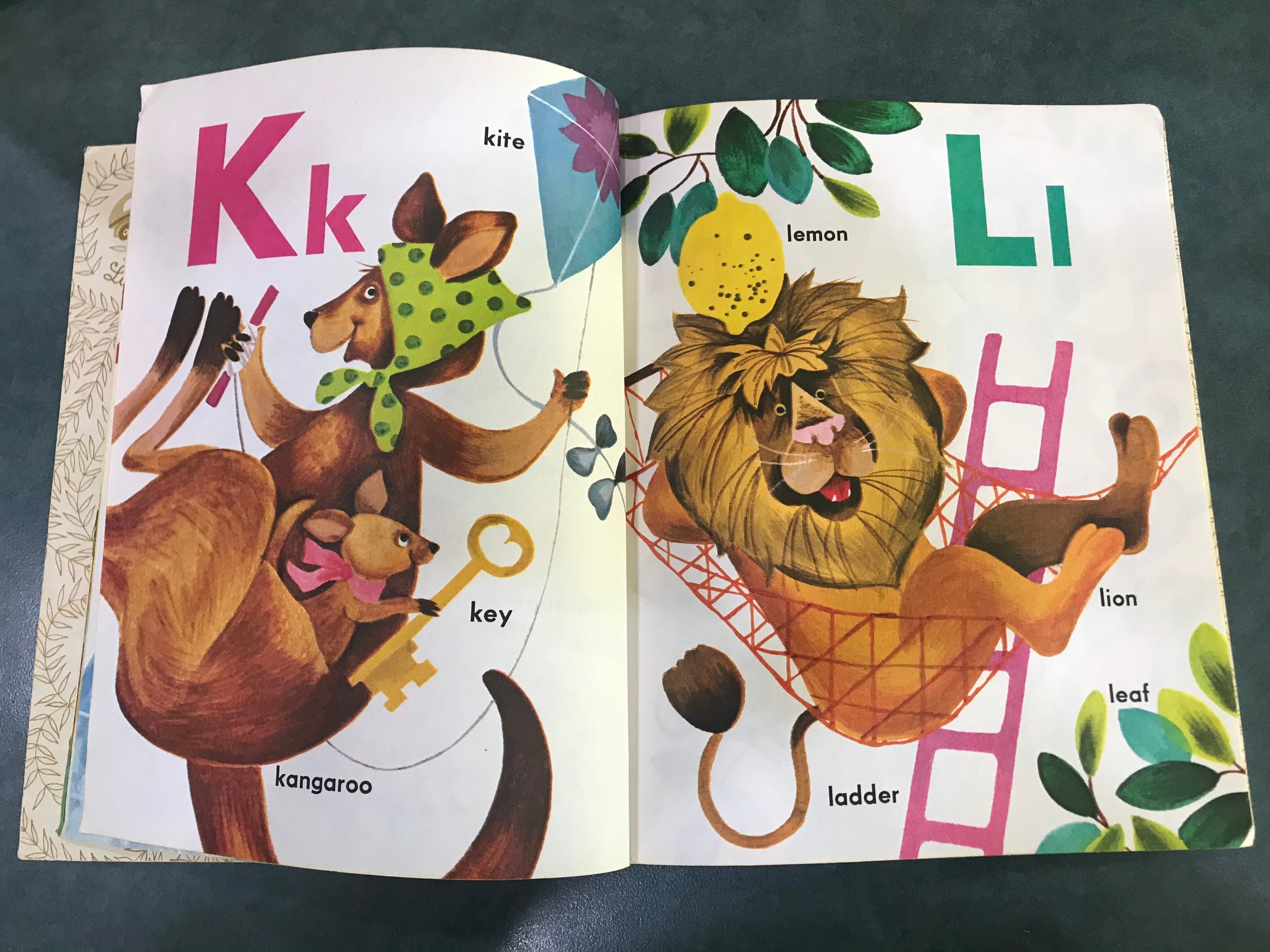 The Happy Golden ABC Book, Little Golden Book, No.344, Vintage ...