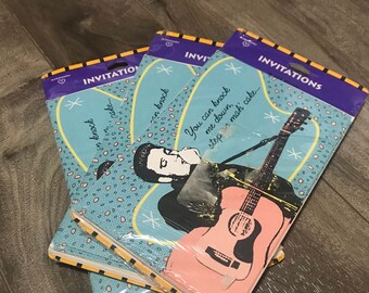 Elvis Party Invitations - Etsy