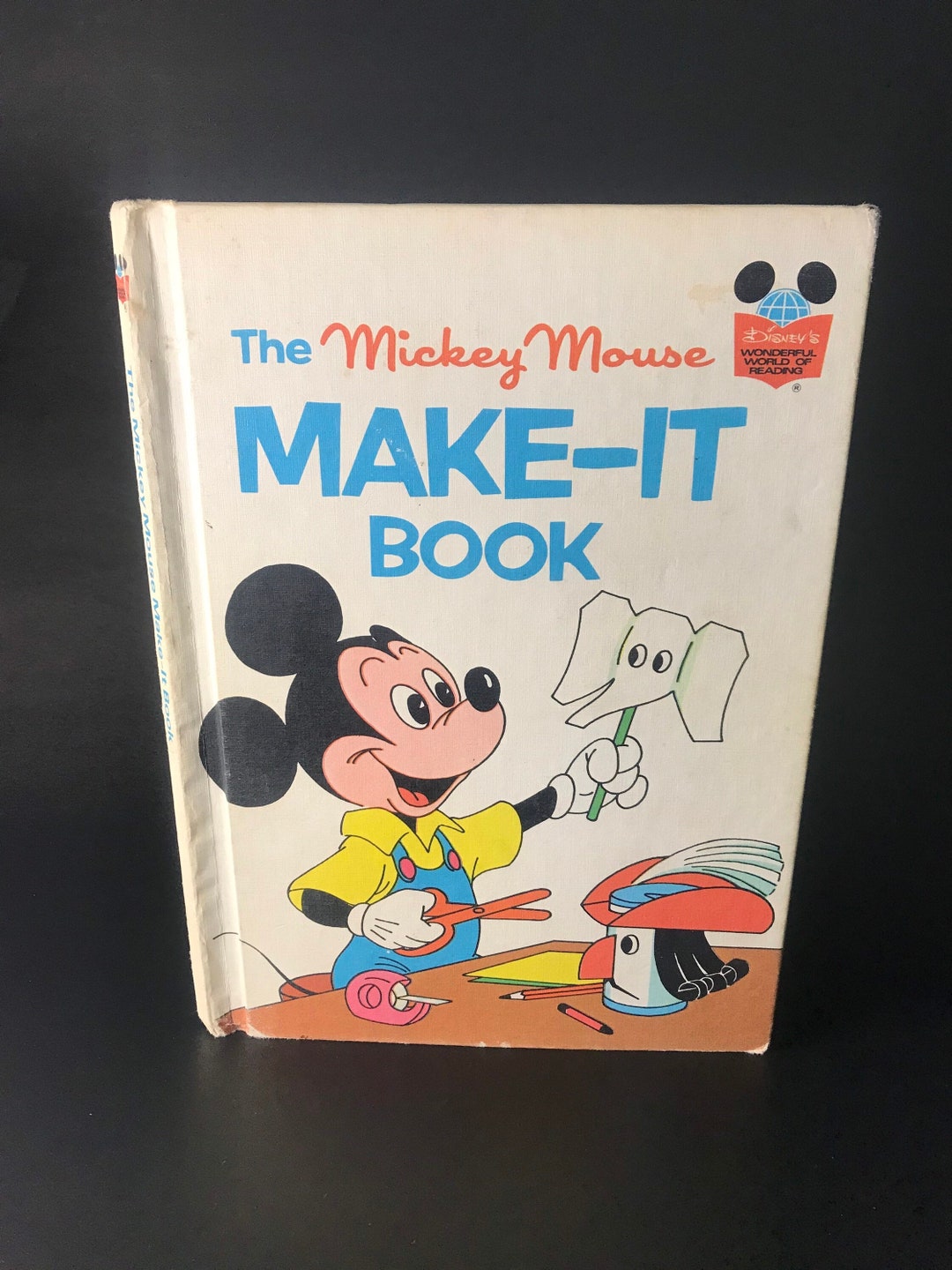 Mickey Mouse Make-it Book, 1974, Vintage, Children's Book, Bedtime ...