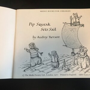 Pip Squeak Sets Sail, Audrey Tarrant, 1977, Storybook, Children's Book ...