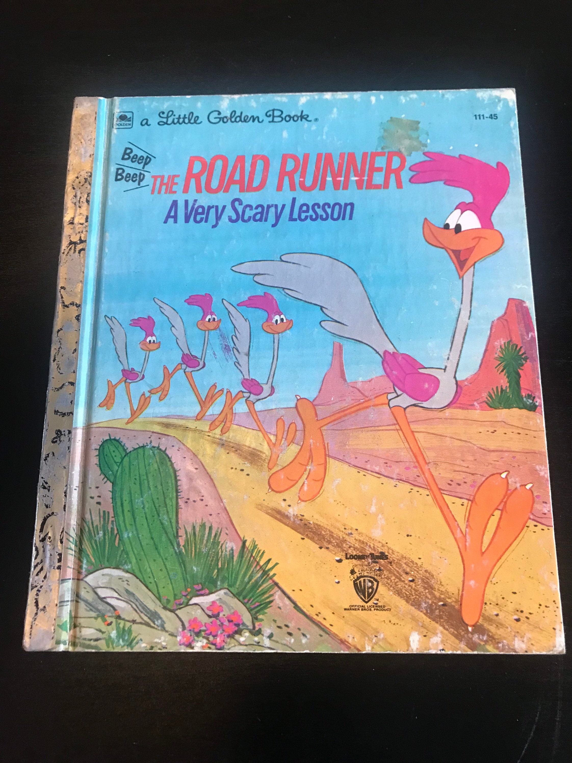 Road Runner A Very Scary Lesson, 1974, Little Golden Book, Vintage ...