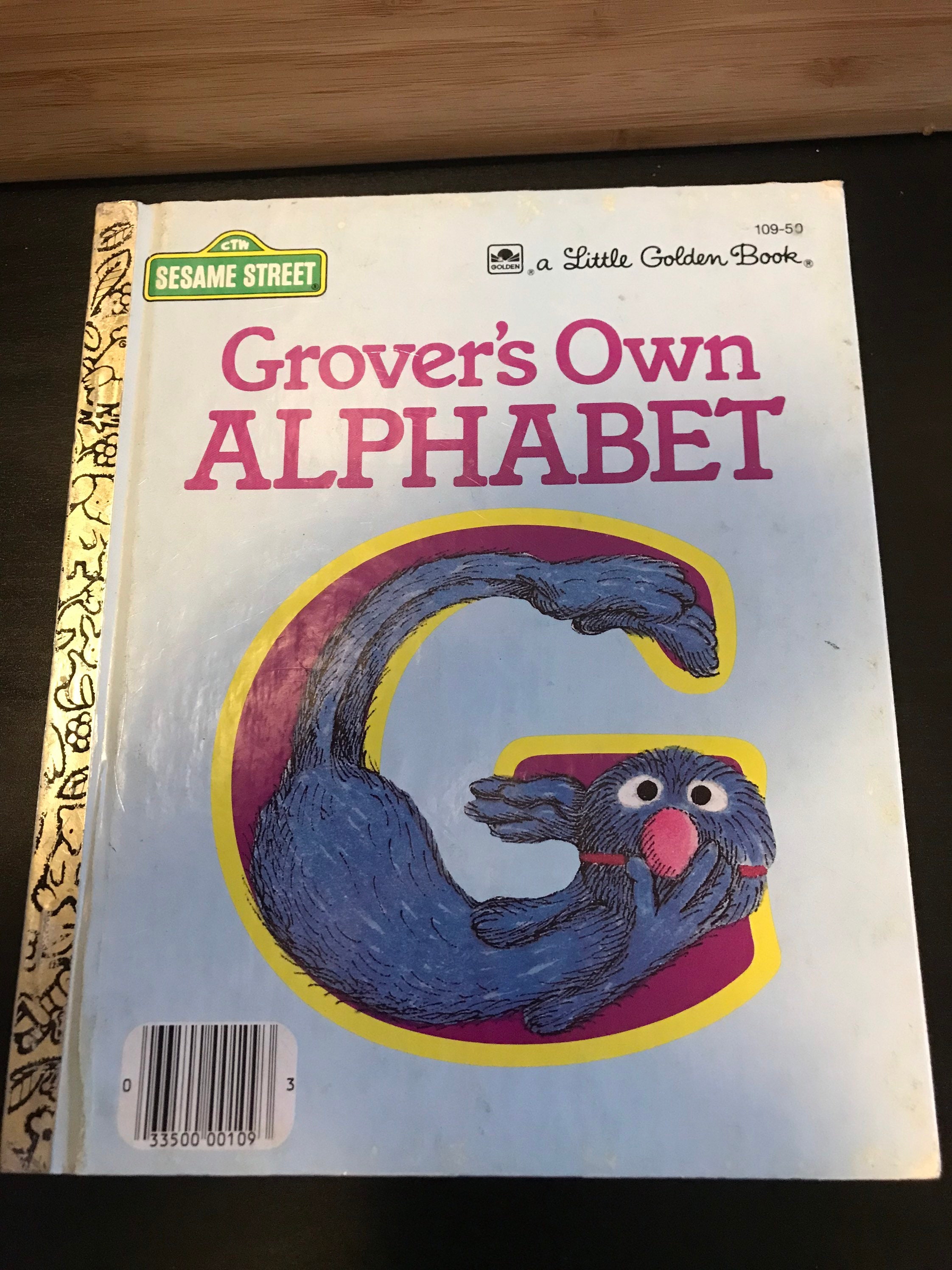 Grover's Own Alphabet, Little Golden Book, No.109-50, Vintage, Children ...