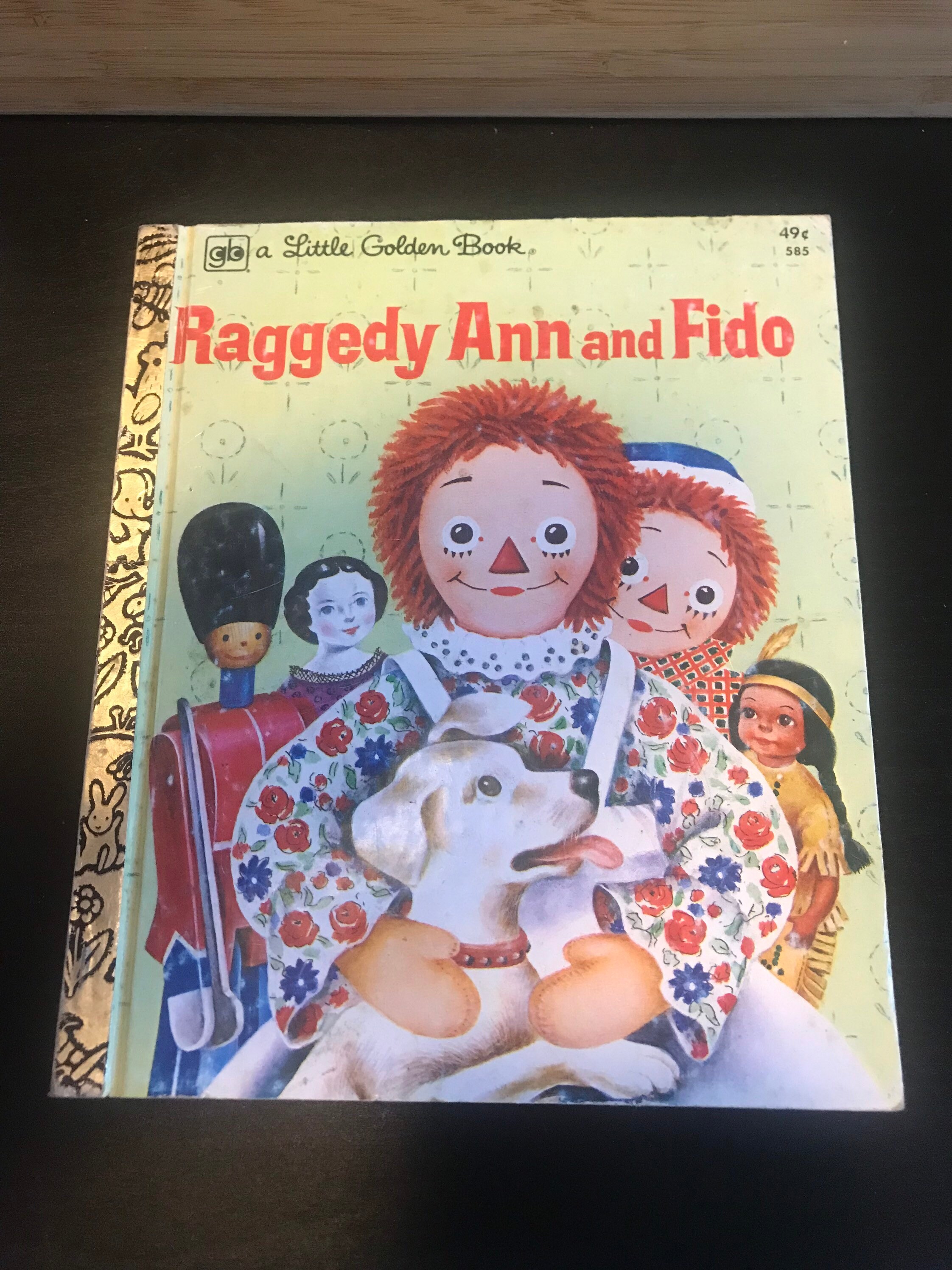 Raggedy Ann and Fido, Little Golden Book, No.585, Vintage, Children's ...