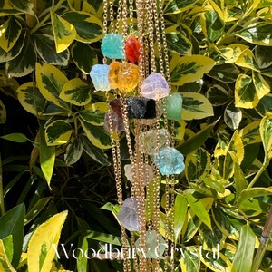 Natural Raw Crystal Necklace|genuine Gemstone Necklace| 14K Gold Filled ...