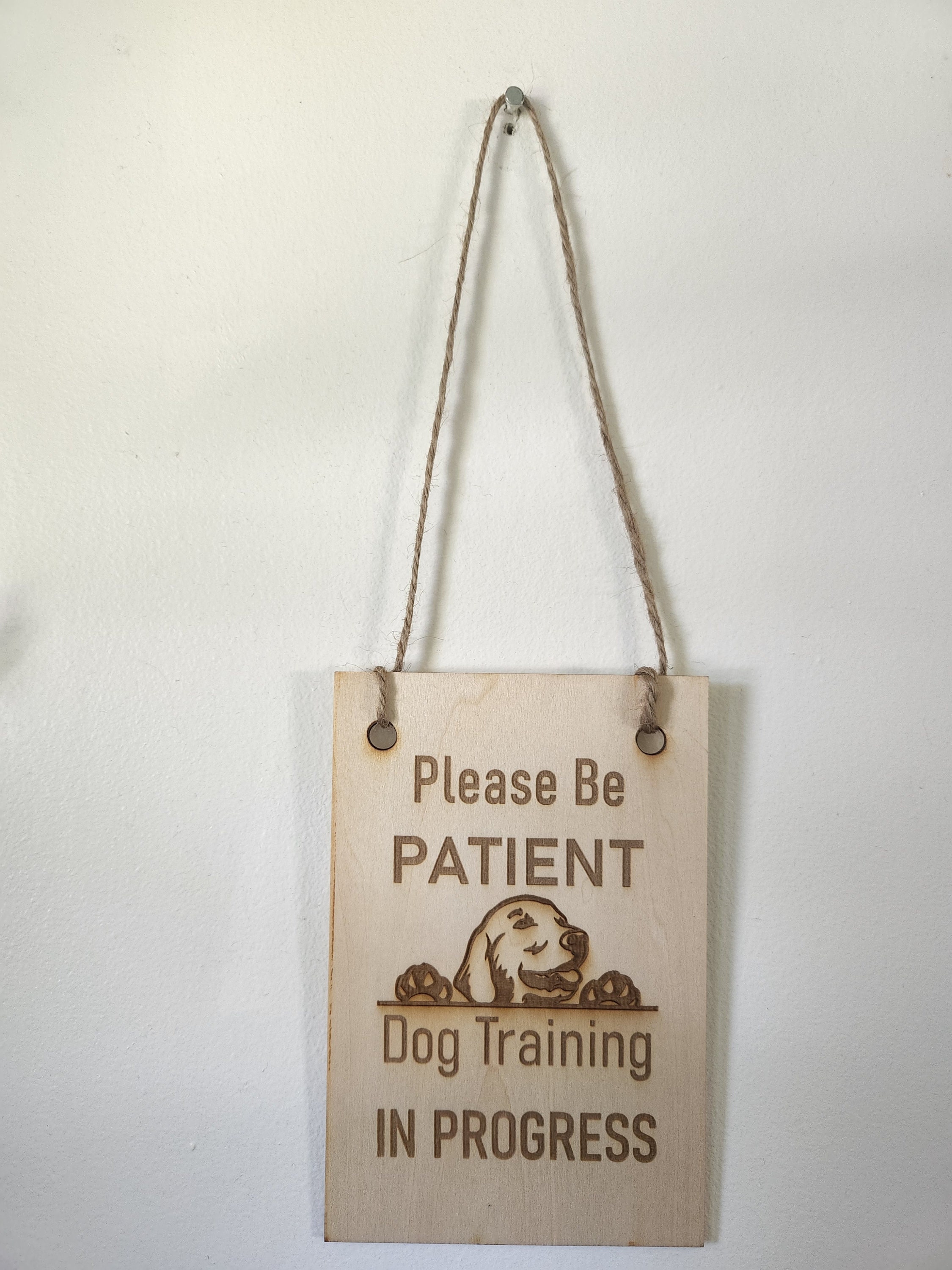 Dog Training in Progress Sign - Etsy