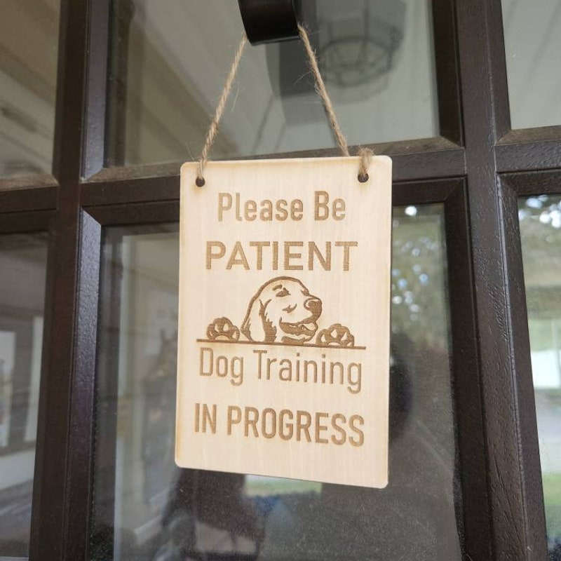 Training in Progress Sign - Etsy