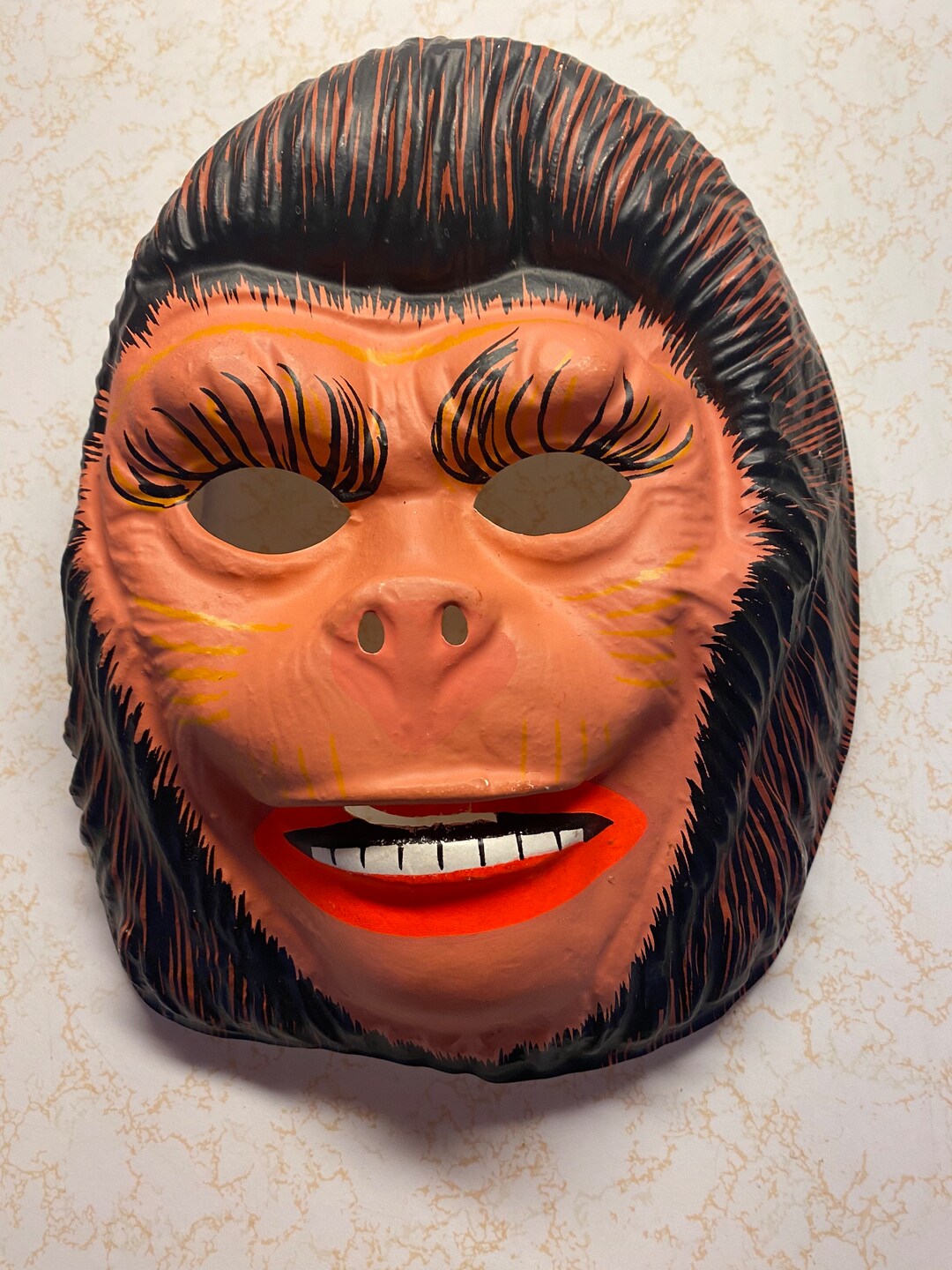 Vintage Halloween Ape Mask 1970s - Etsy