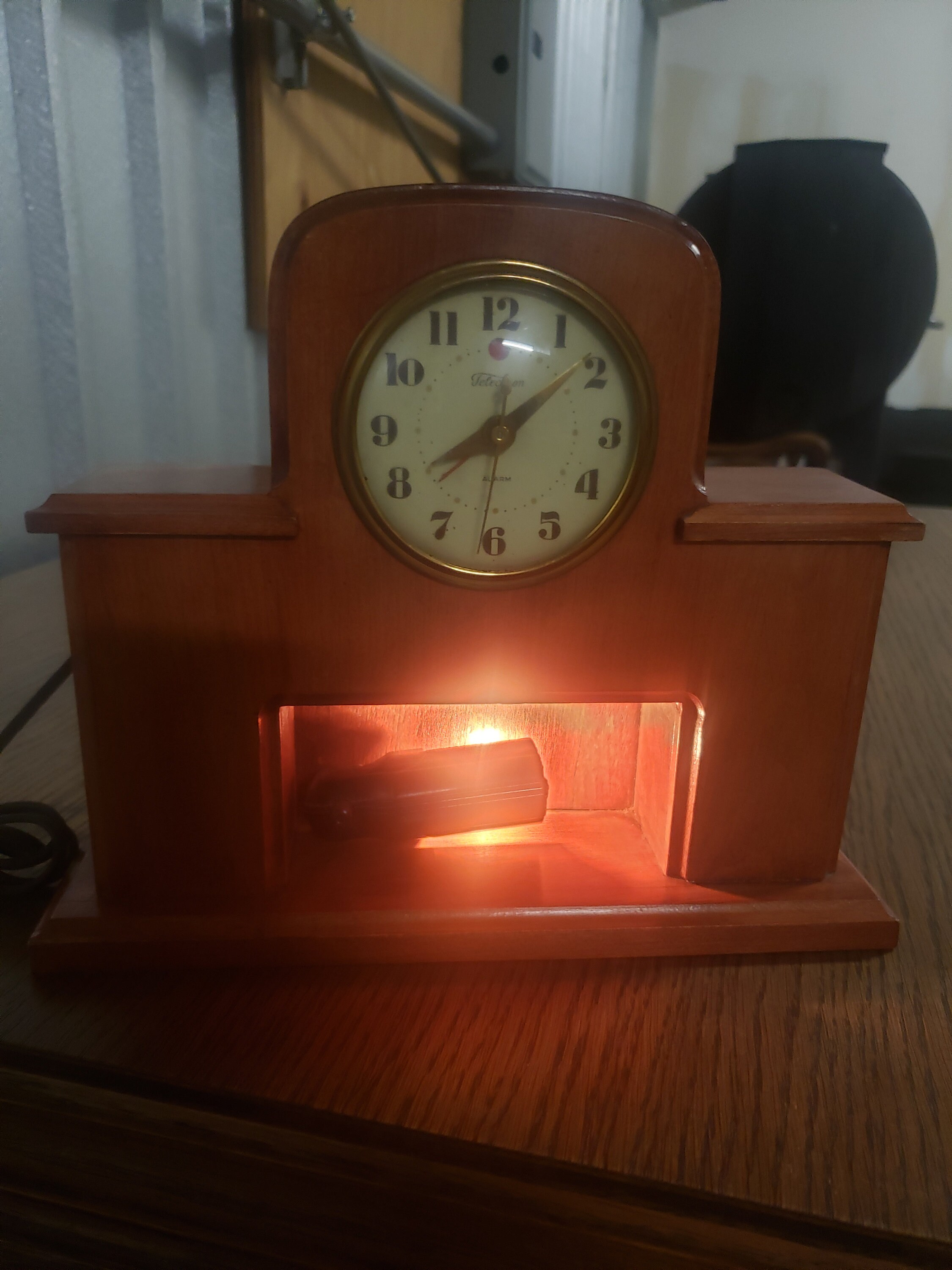 Antique Clock, Works and Lights Up - Etsy
