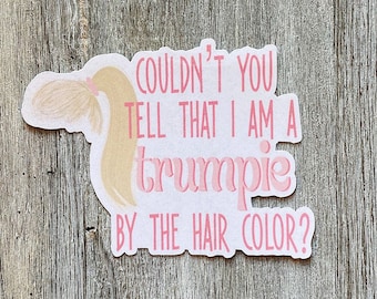 Trump Hair Sticker - Etsy