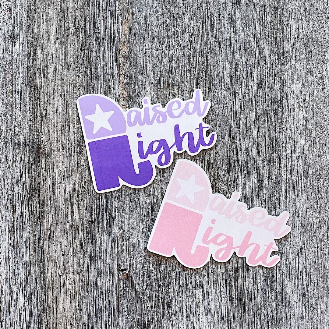 Raised Right Republican Sticker / American / Conservative / Elephant ...