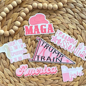MAGA Cowboy Hat Sticker / Trump / Republican / Conservative / American ...