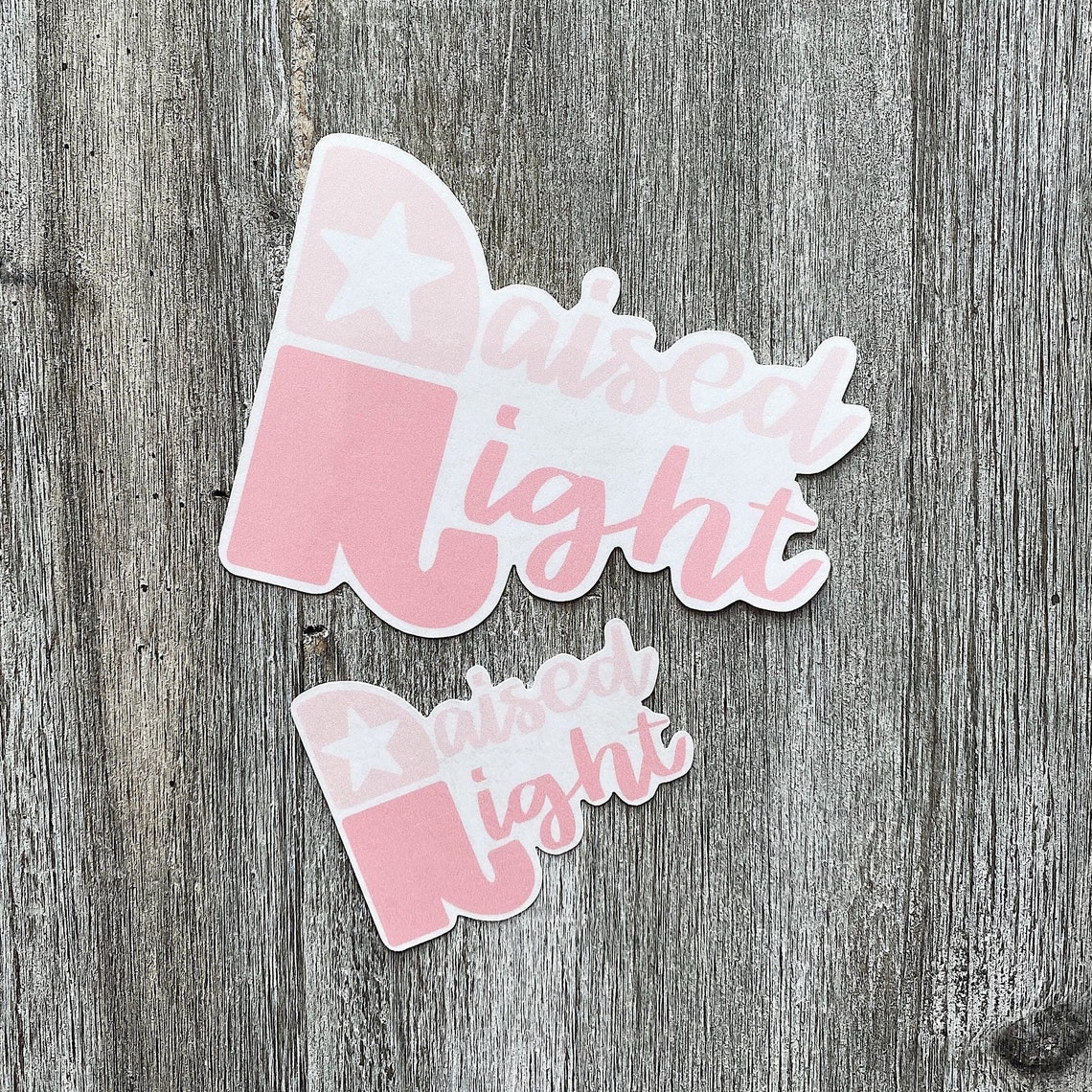 Raised Right Republican Sticker / American / Conservative / - Etsy