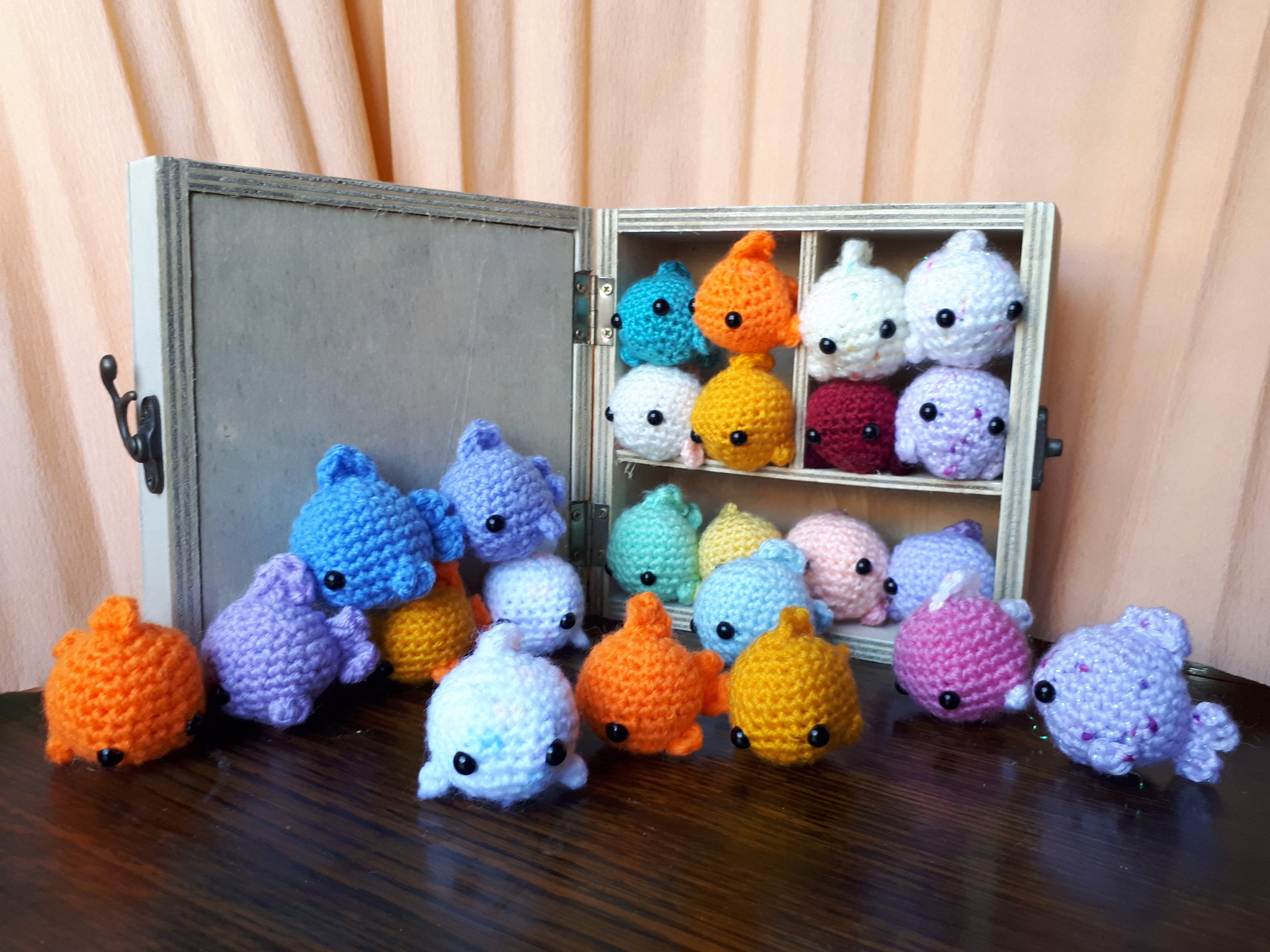 Little Tiny Cute Crochet Fish Stuffies Keychain Gift Kawaii - Etsy UK