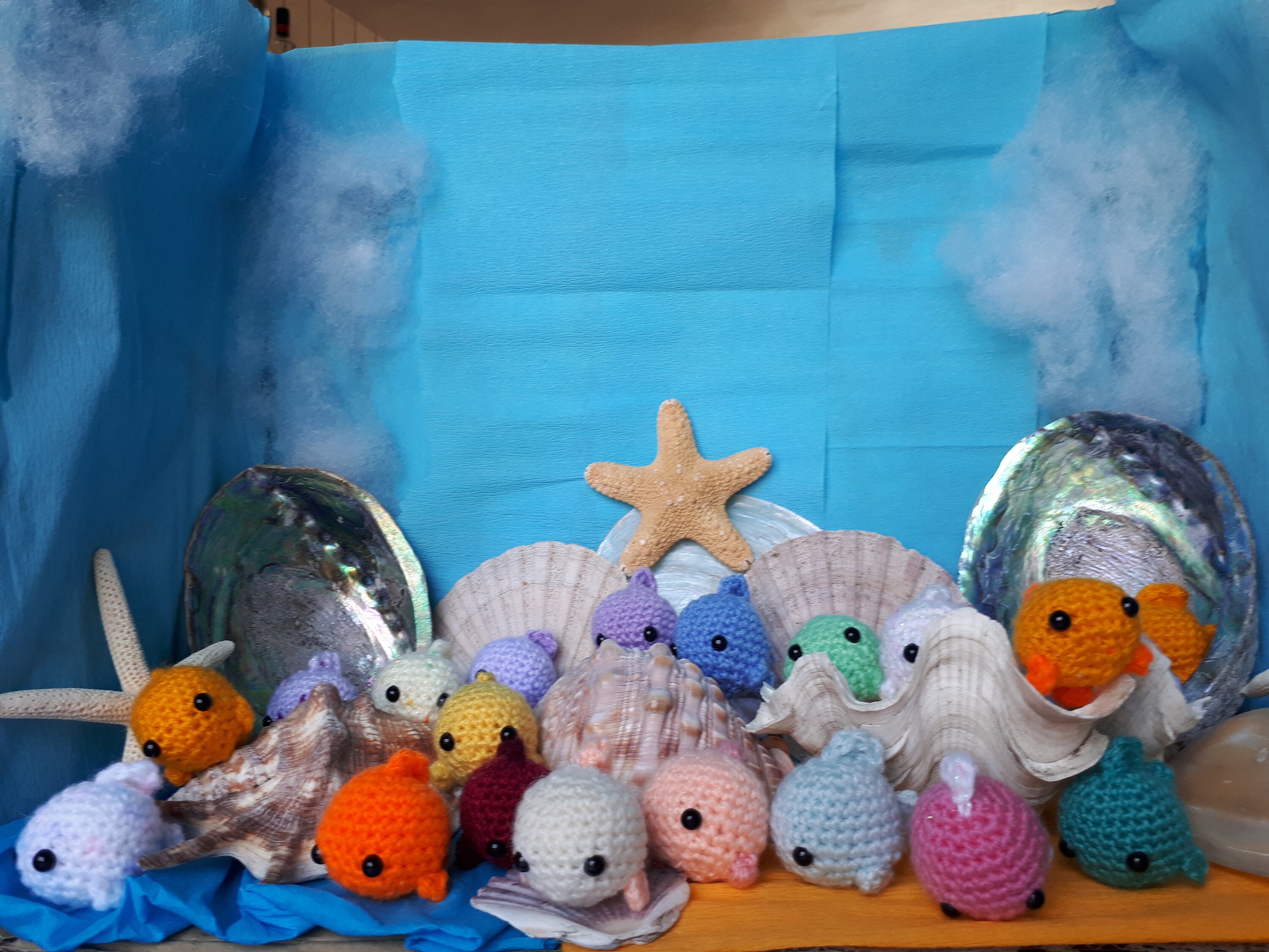 Little Tiny Cute Crochet Fish Stuffies Keychain Gift Kawaii | Etsy UK