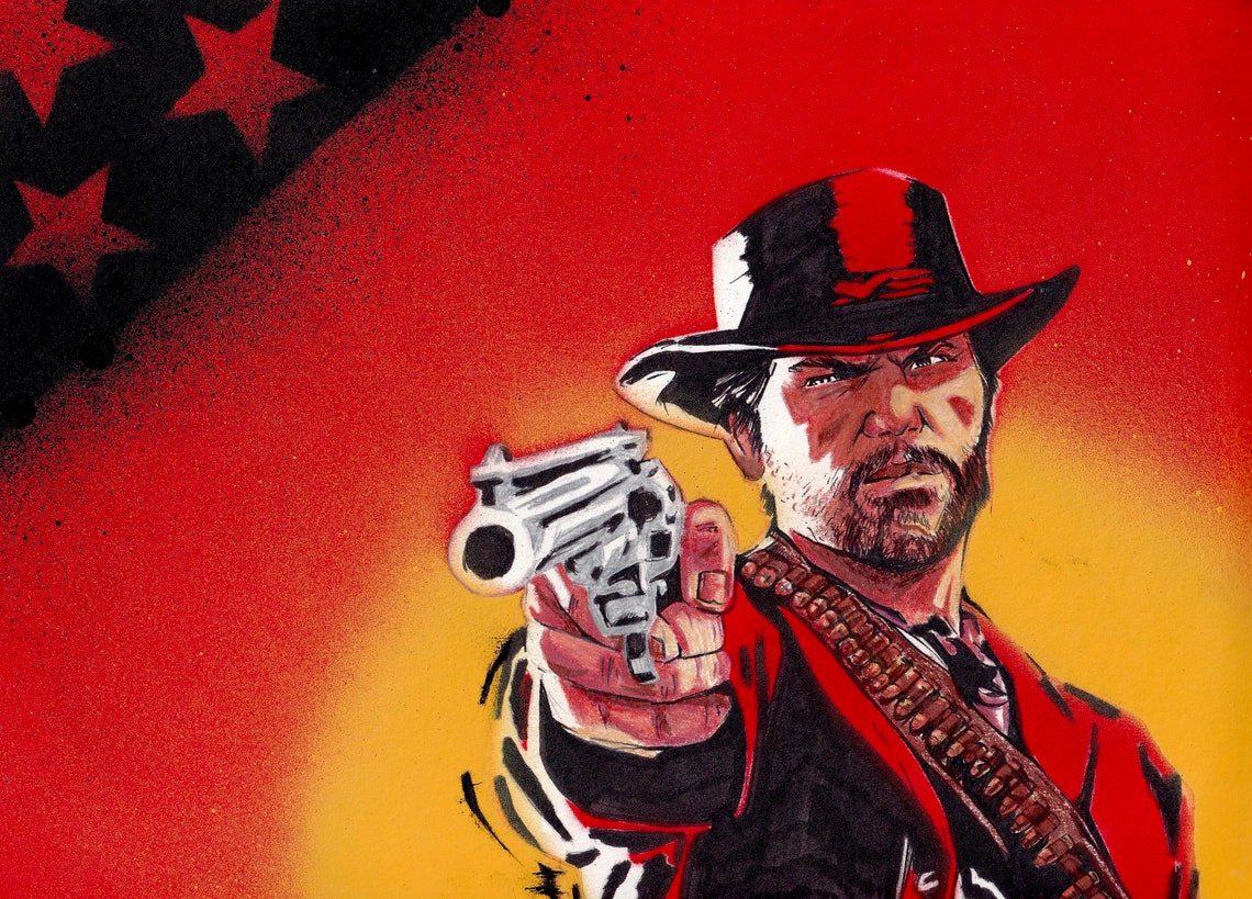 Arthur Morgan Red Dead Redemption | Etsy