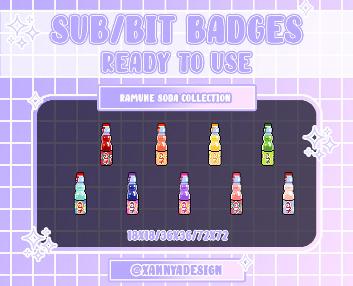 Twitch Sub / Bit Badges / Streamer / Badges for Streamers / - Etsy