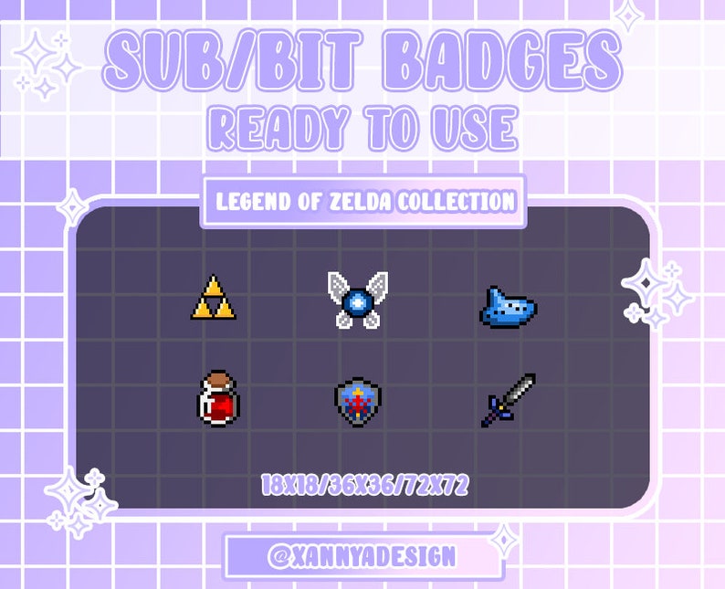 Twitch Sub / Bit Badges / Streamer / Badges for Streamers / - Etsy
