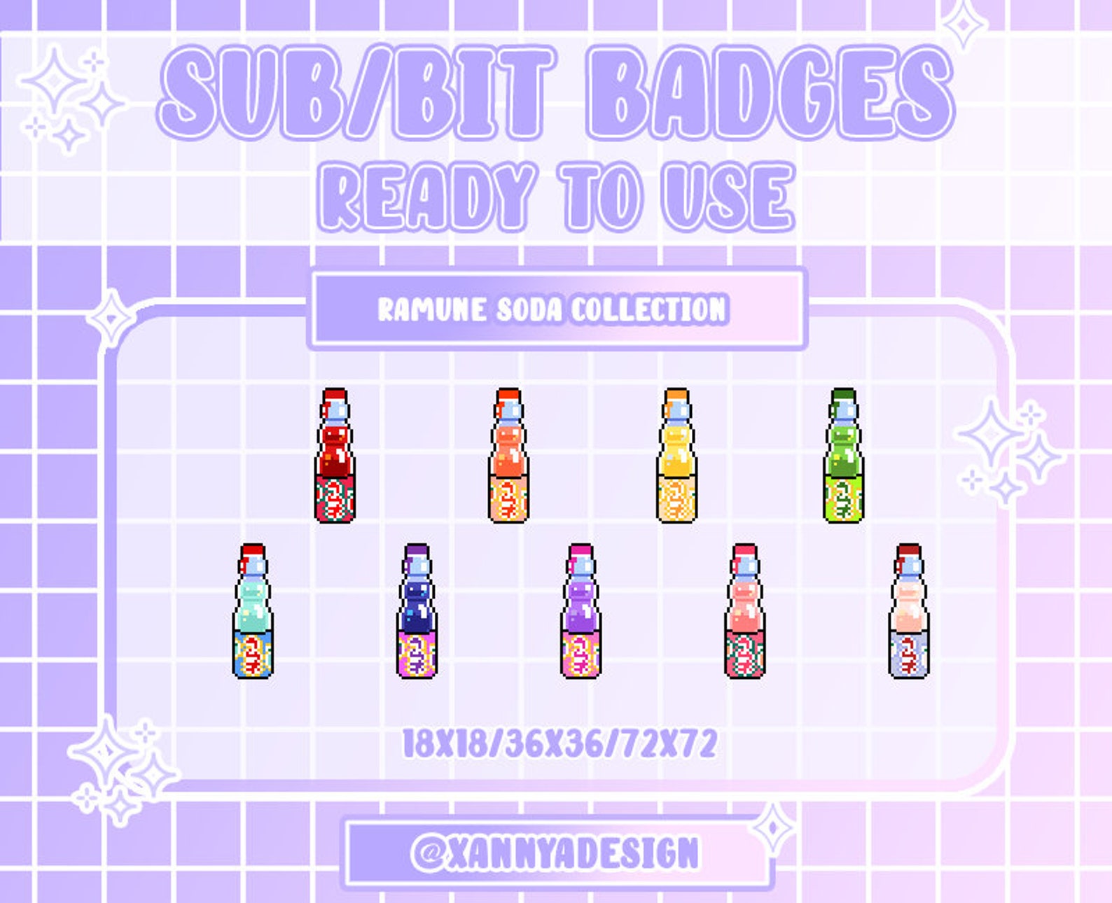 Twitch Sub / Bit Badges / Streamer / Badges for Streamers / - Etsy