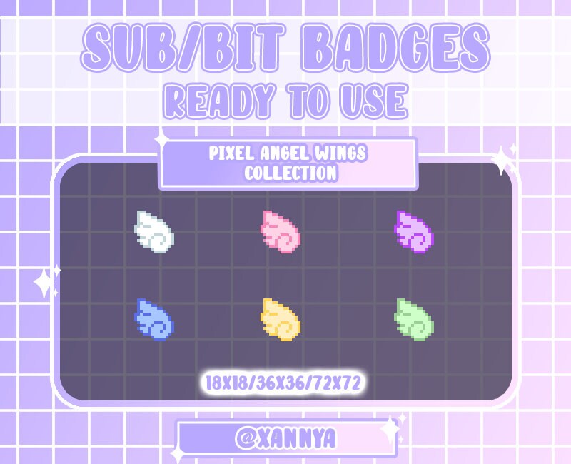 Twitch Sub / Bit Badges / Streamer / Badges for Streamers / | Etsy