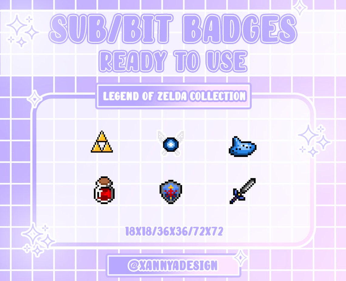 Twitch Sub / Bit Badges / Streamer / Badges for Streamers / - Etsy