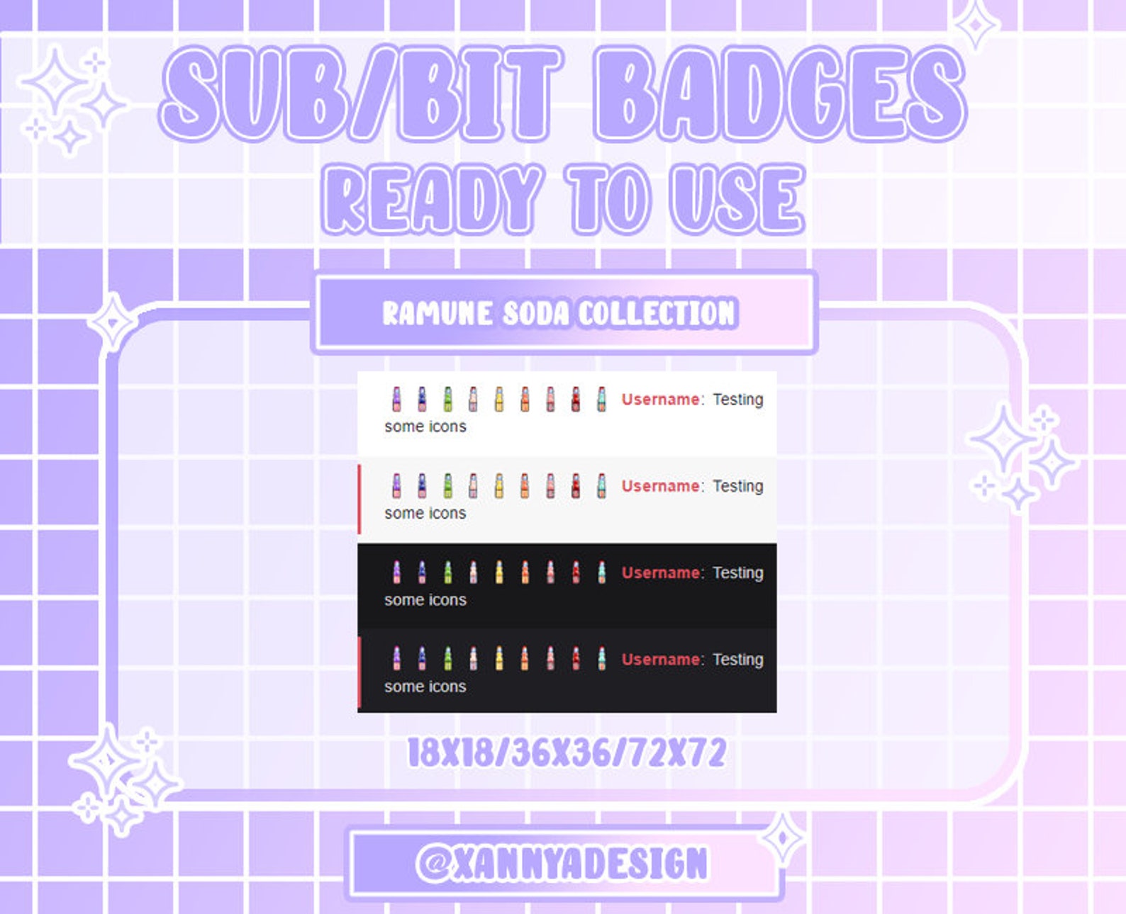 Twitch Sub / Bit Badges / Streamer / Badges for Streamers / - Etsy
