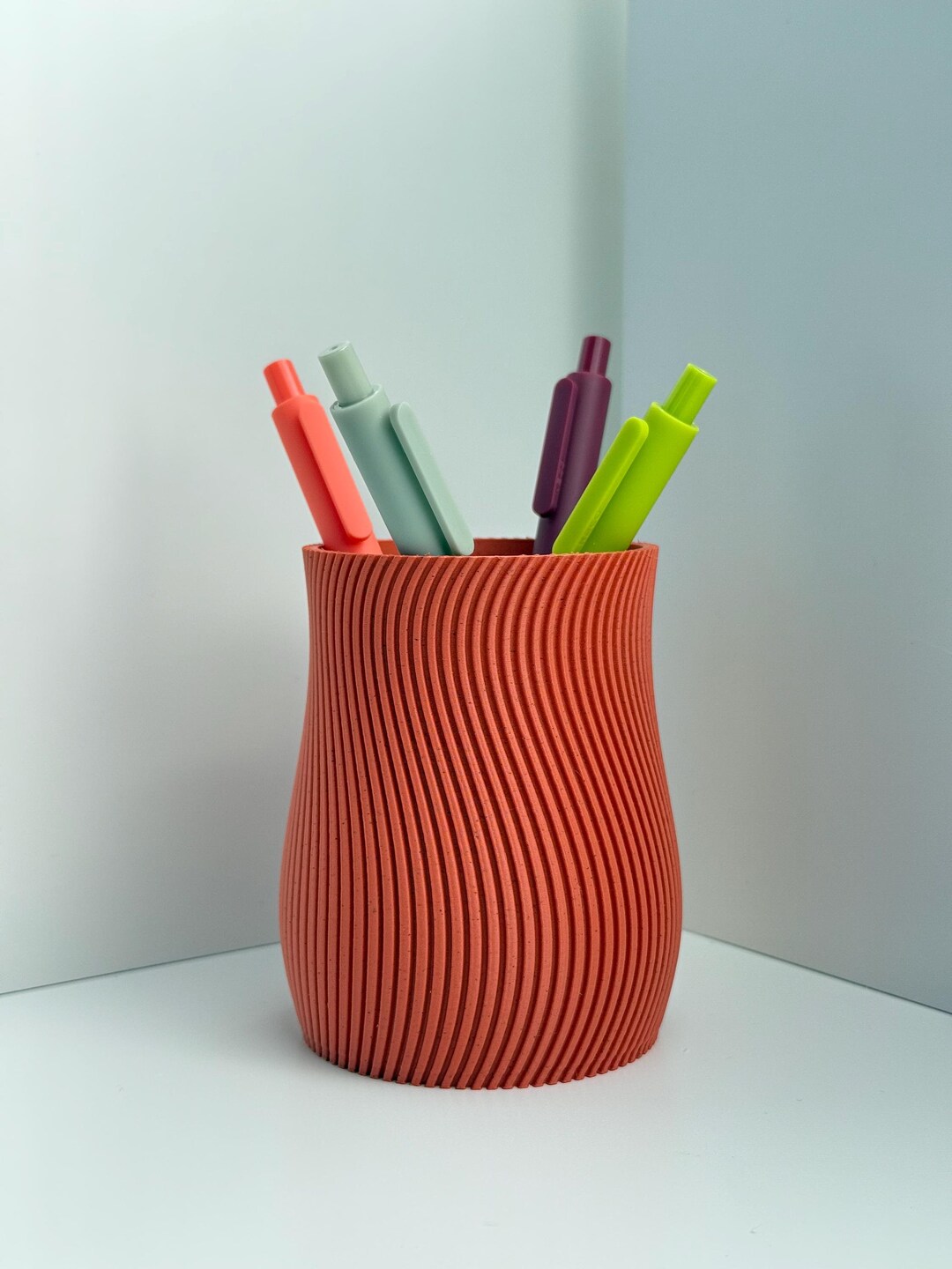 Desk Organiser Pencil Cup Pen Holder Office Desk Organizer Home Desk ...