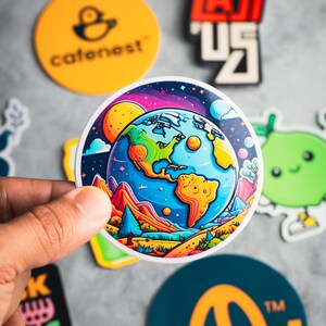 100 Custom Stickers 3x3" Max Size – Waterproof, Vinyl, Personalized ...