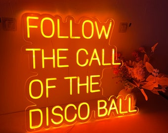 Disco Ball Led Sign - Etsy