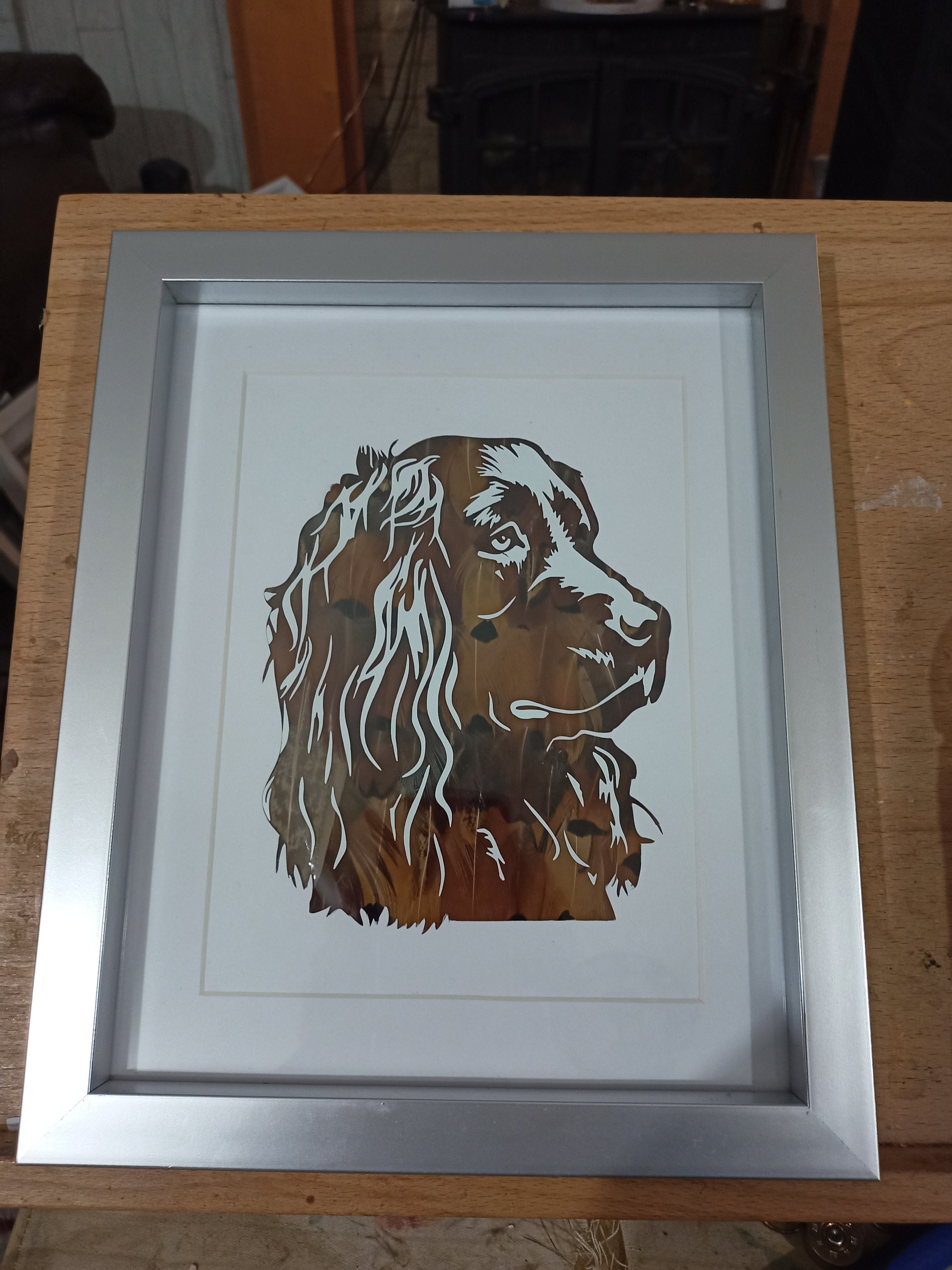 Pheasant Feather Spaniel Picture Frame Gundog Hunting Theme - Etsy UK