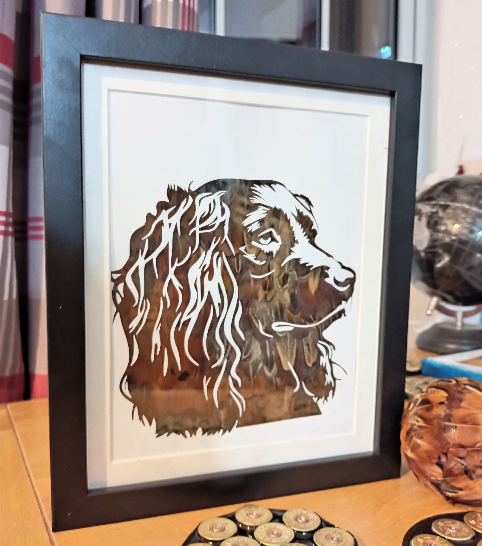 Pheasant Feather Spaniel Picture Frame Gundog Hunting Theme - Etsy UK
