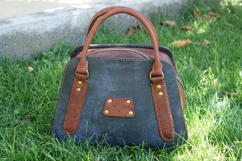 Handmade Leather London Handbag- Ladies Handbag- Tote Bag - Leather Bag ...