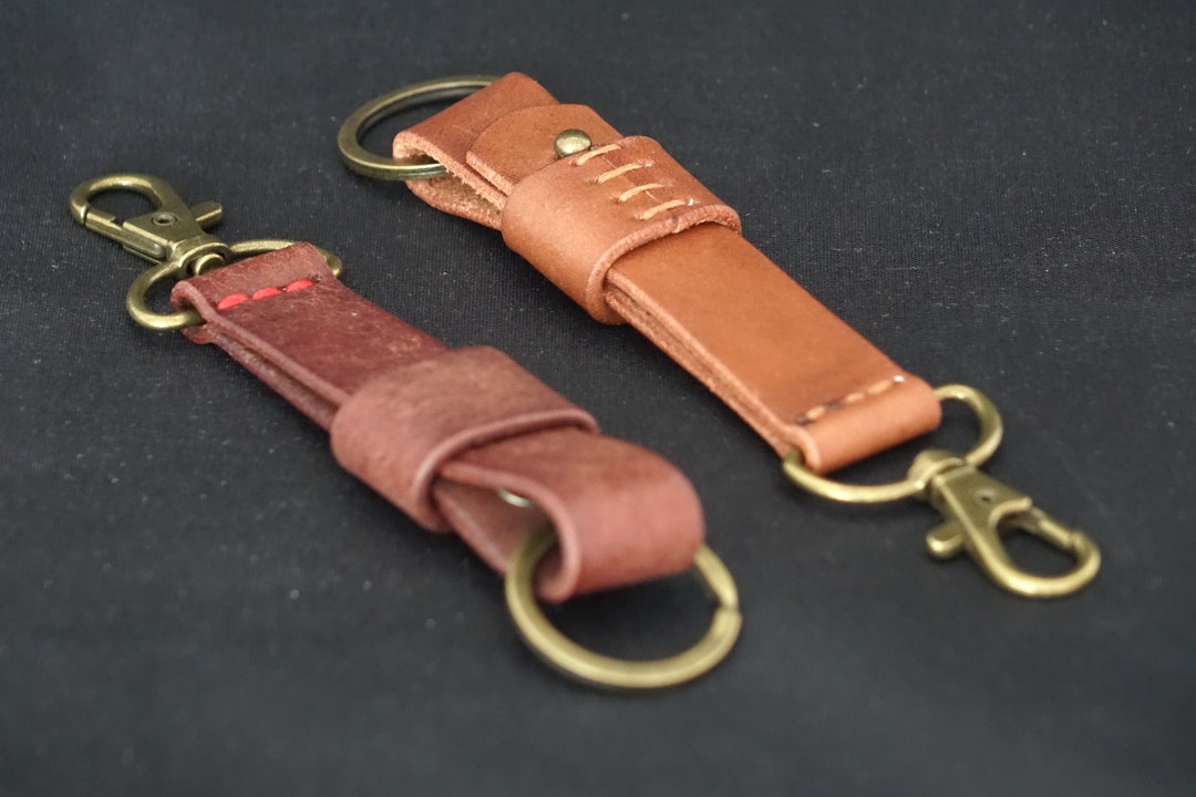 Leather Key Ring Special Gift, Personalized Gift - Artisan Handmade ...