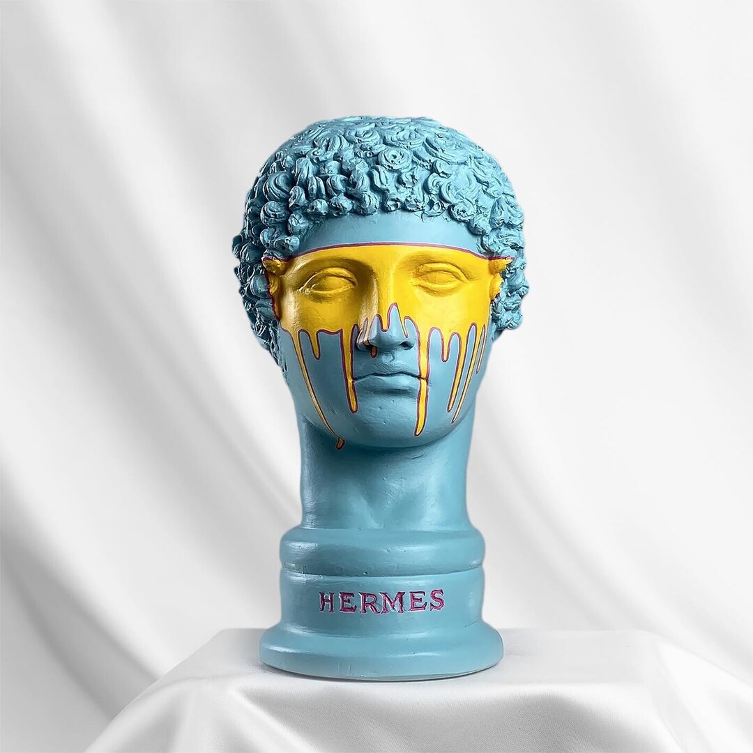 Hermes Hermes Bust Hermes Head Statue Ancient Greek - Etsy