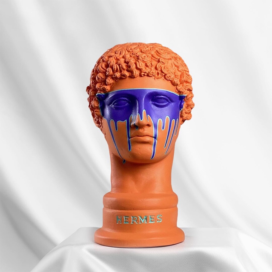 Hermes, Hermes Bust, Hermes Head Statue, Ancient Greek Sculpture, Pop ...