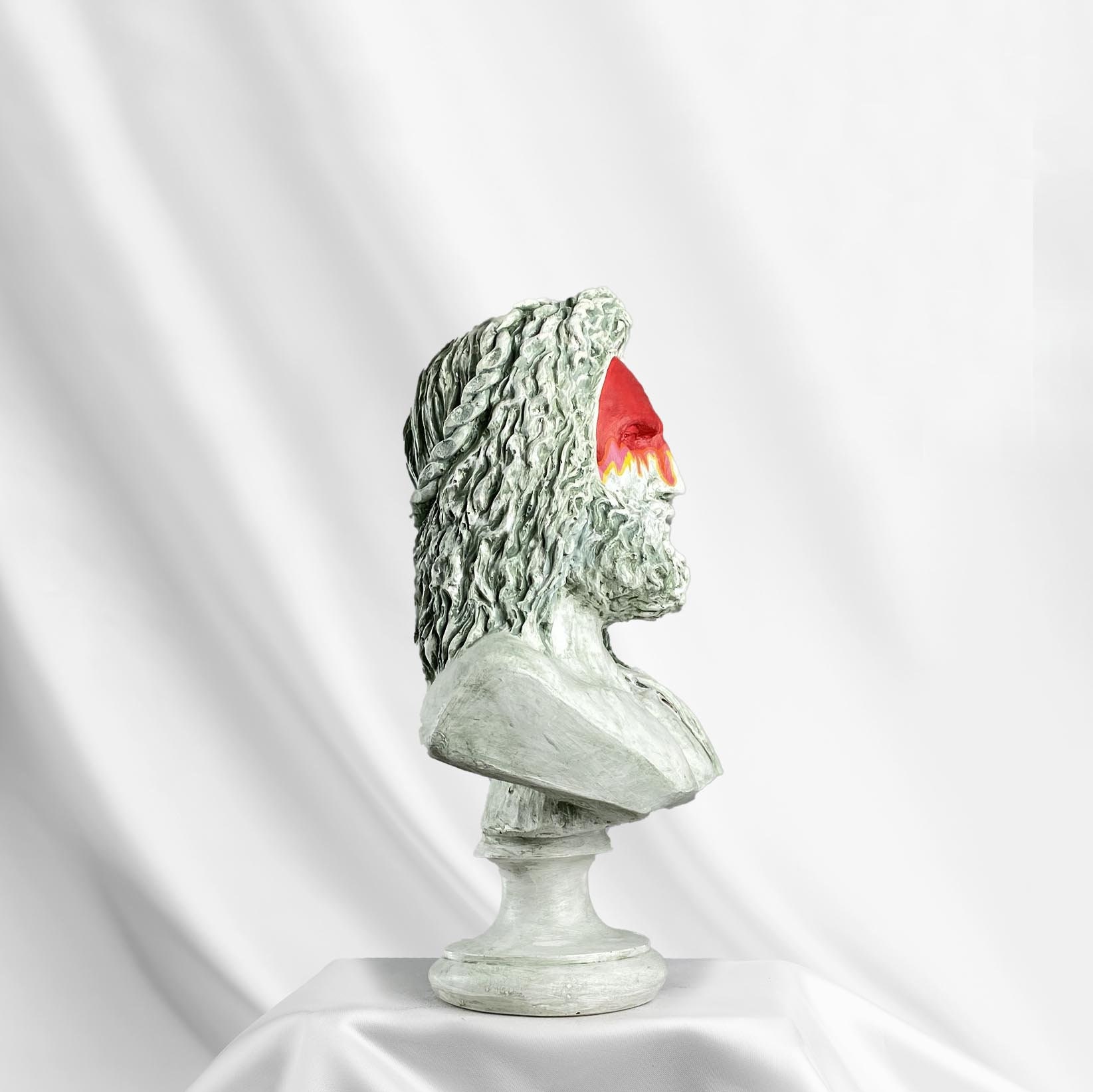 Zeus Pop Art Sculpture Large Zeus Sculpture Statue Zeus Bust - Etsy