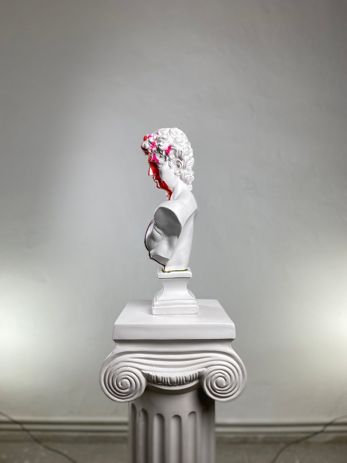 Large David Sculpture Statue, David Bust Statue, Pop Art Sculpture ...
