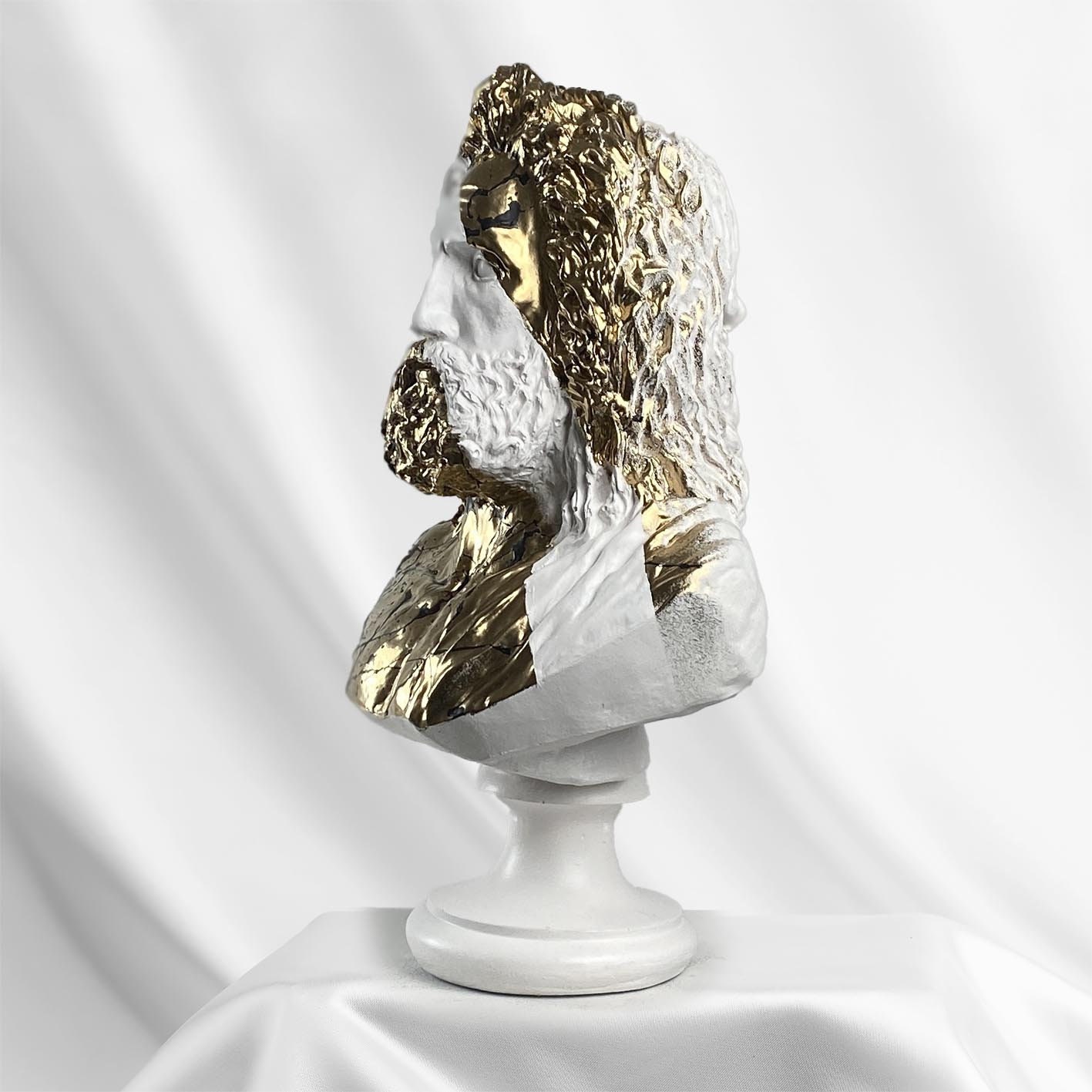 Zeus Pop Art Sculpture Large Zeus Sculpture Statue Zeus Bust - Etsy