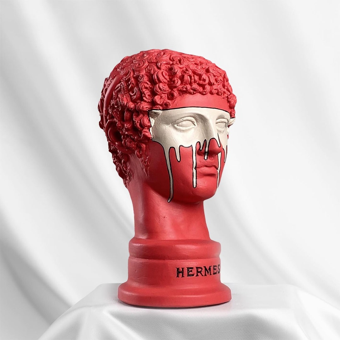 Hermes Hermes Bust Hermes Head Statue Ancient Greek - Etsy