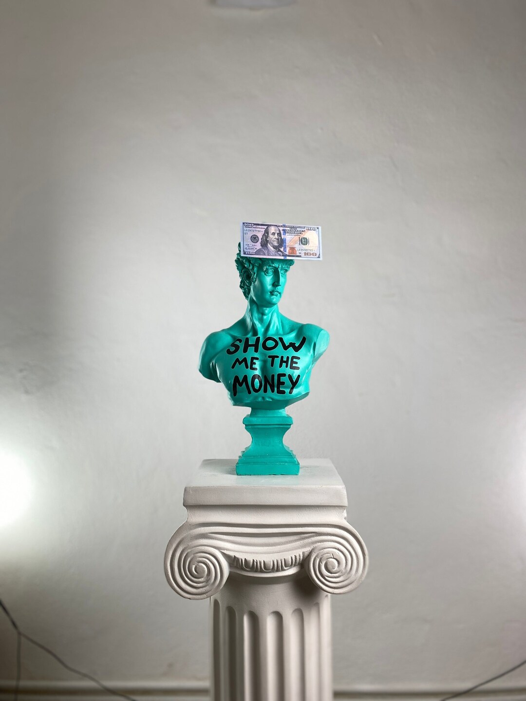 Large David Sculpture Statue, David Bust Statue, Pop Art Sculpture ...