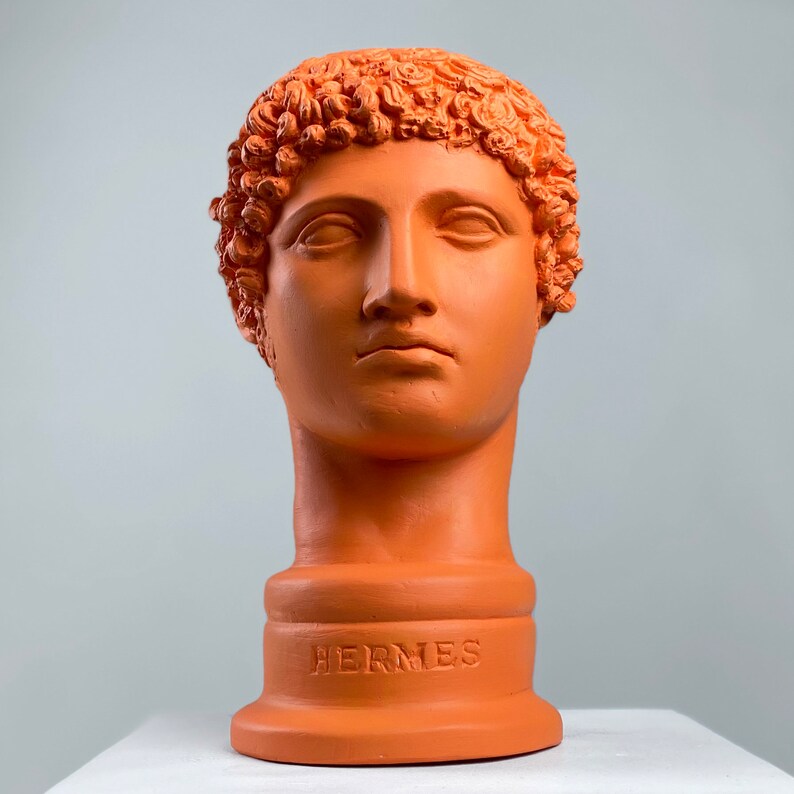 Hermes, Hermes Bust, Hermes Head Statue, Ancient Greek Sculpture, Pop ...