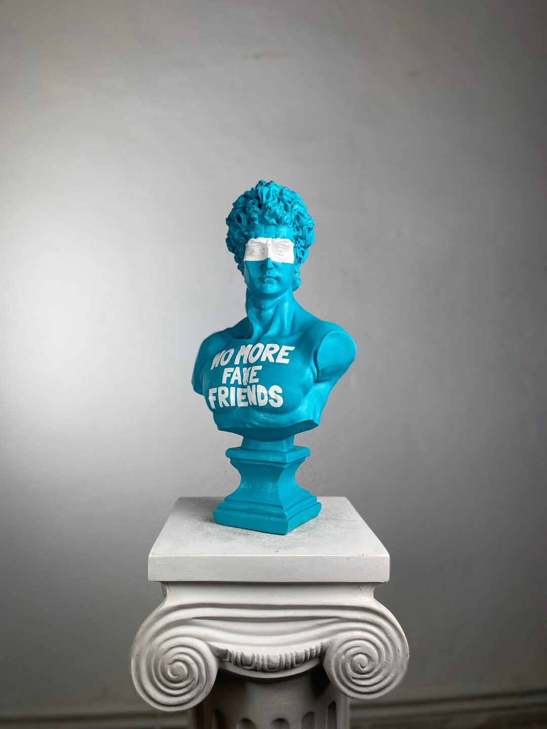 Large David Sculpture Statue, David Bust Statue, Pop Art Sculpture ...