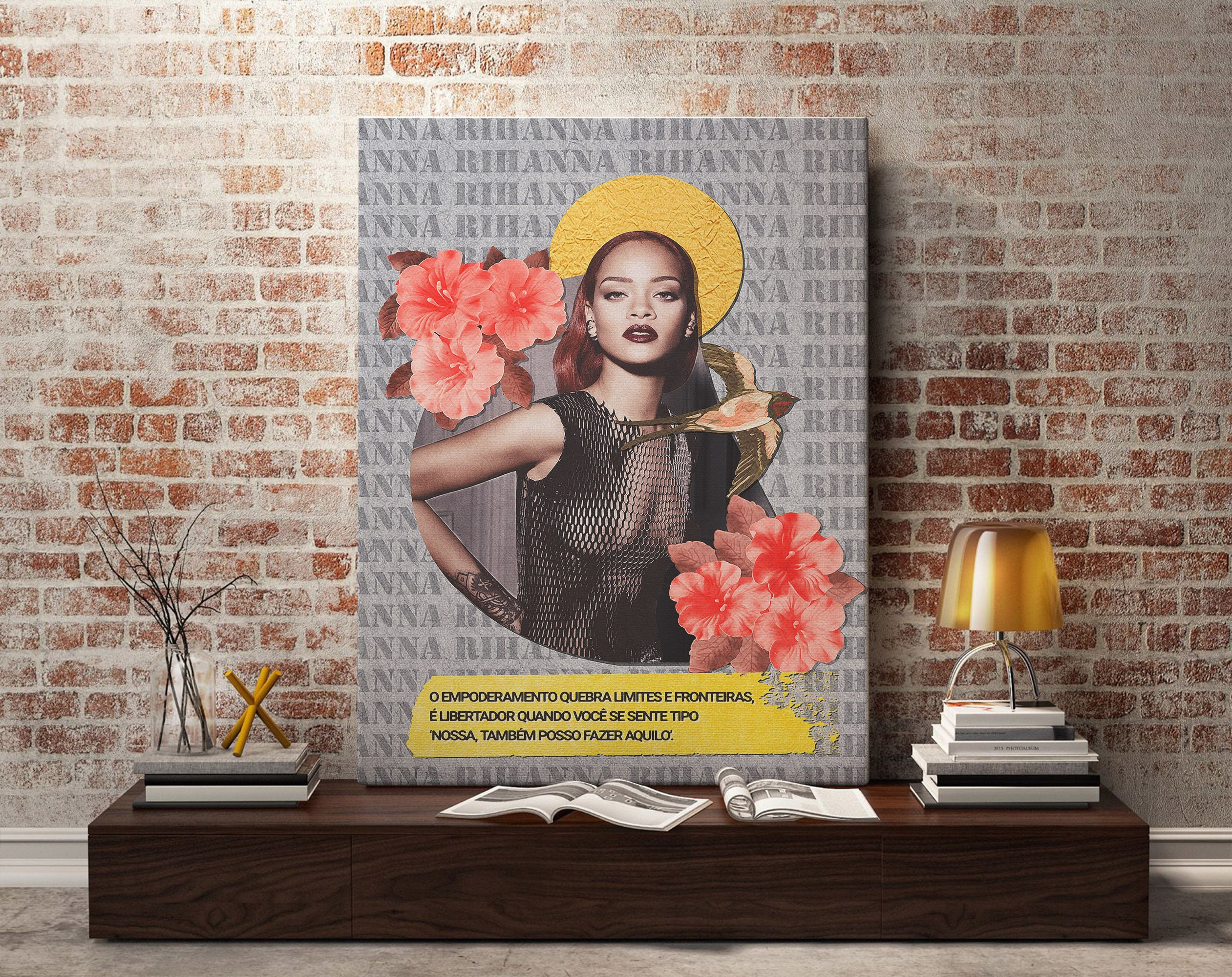 Rihanna Custom Poster Singer Personal Poster Rihanna Fenty | Etsy