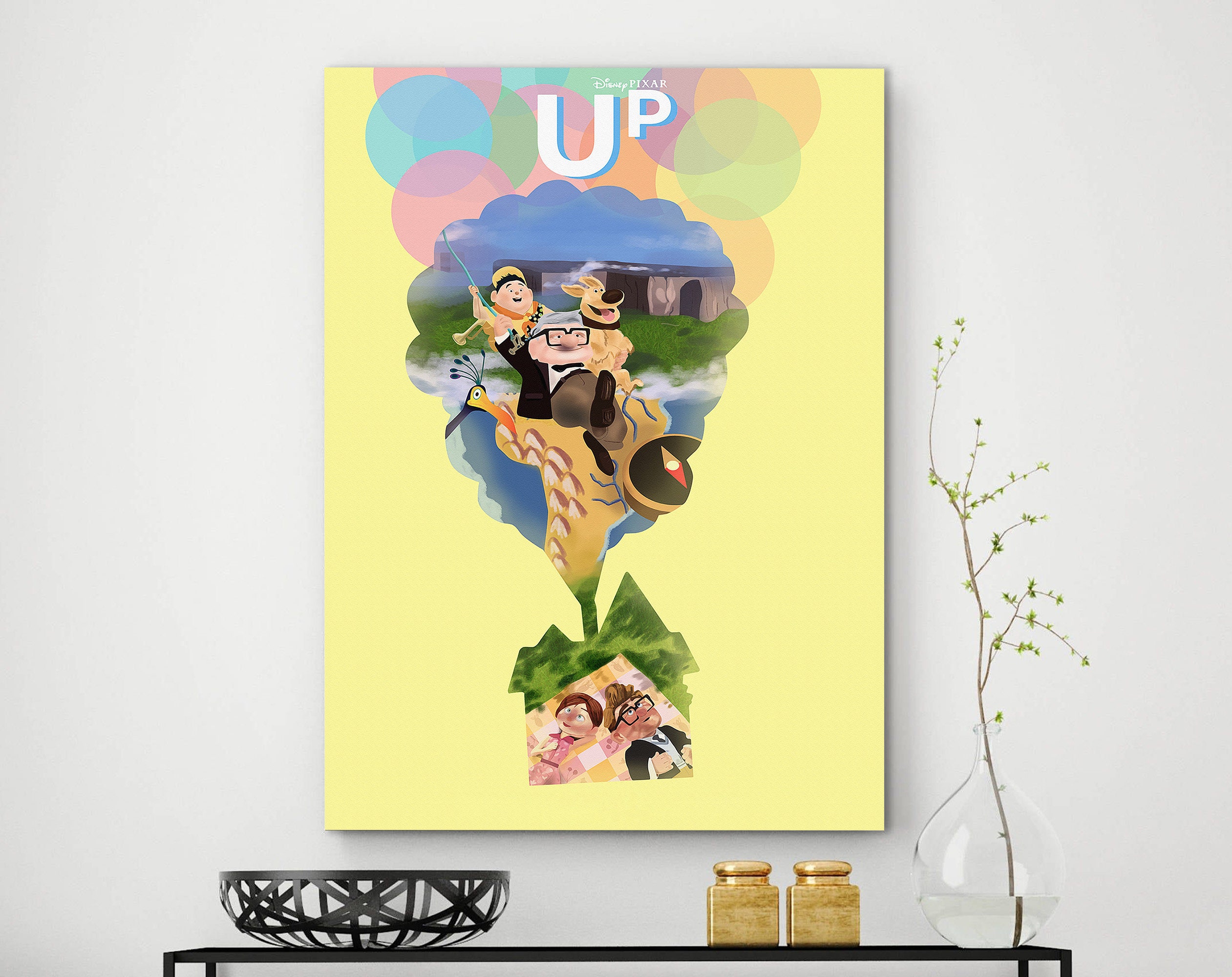 Up Movie Custom Poster Cartoon Movie Personal Poster Russell | Etsy