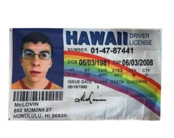 Funny Fake License | Etsy