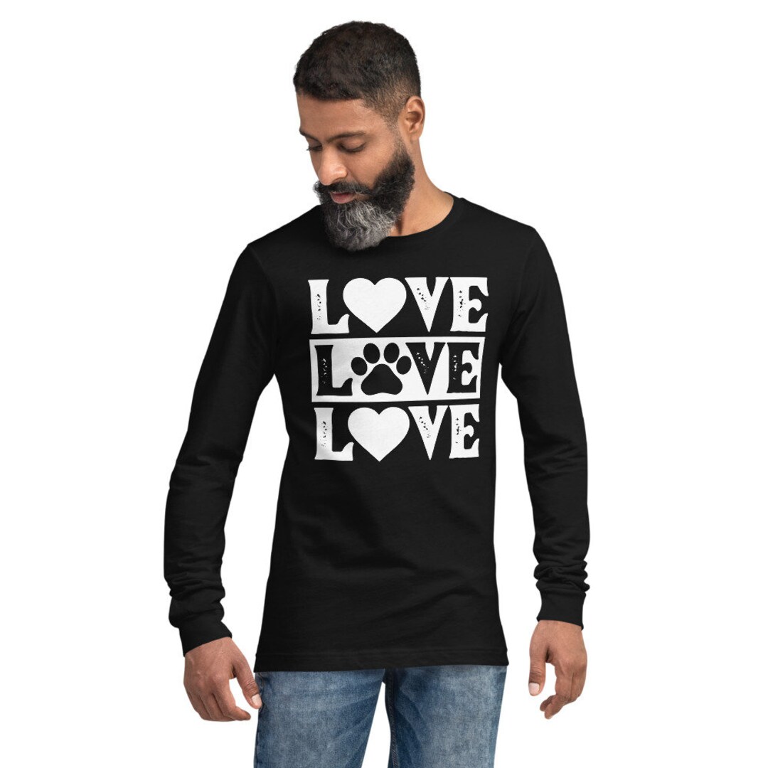 Dog Lover Shirts Male, Dog Dad Shirts, New Dog Owner Gifts: Unisex Long ...