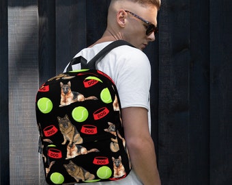 German Shepherd Backpack - Etsy